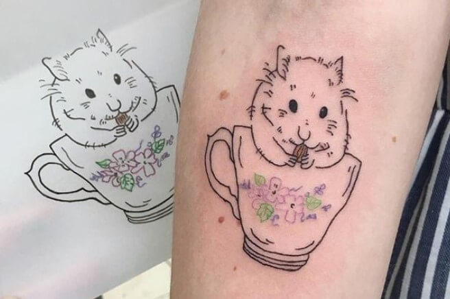 60 Best Hamster, Guinea Pig, and Gerbil Tattoo Designs | PetPress
