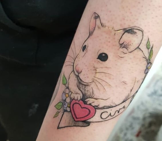 60 Best Hamster, Guinea Pig, and Gerbil Tattoo Designs | PetPress